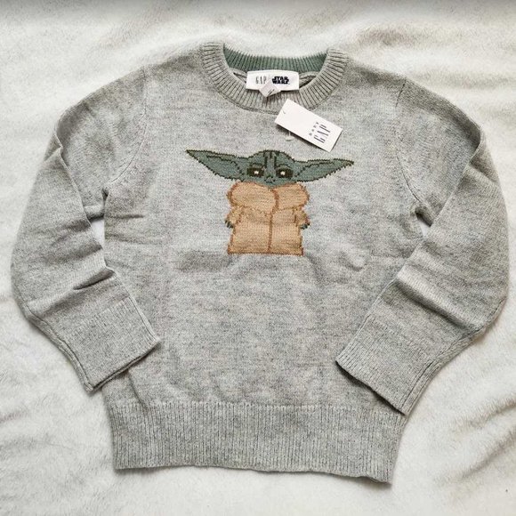 GAP | Shirts & Tops | New 4 Years Toddler Baby Gap Grogu Star Wars Knit Sweater 4t | Poshmark